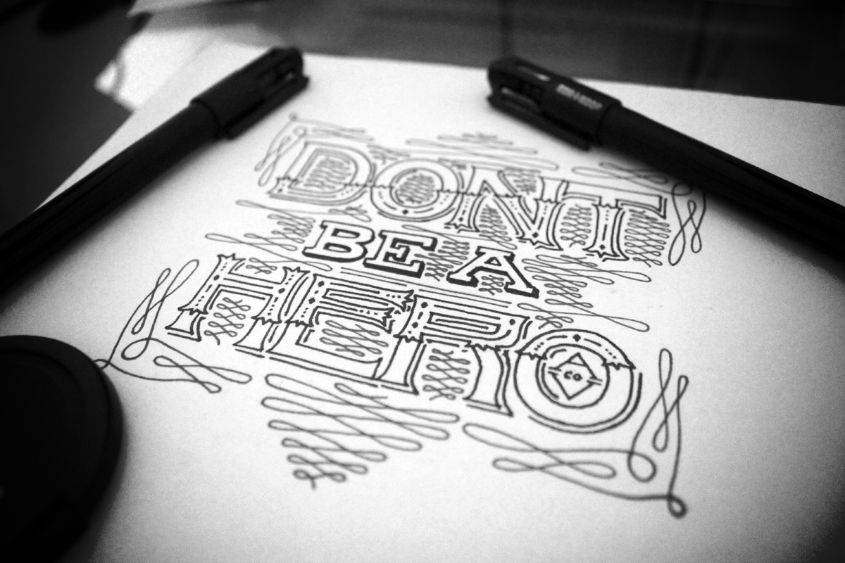 Unused hand done type for my clothing line. : r/typography